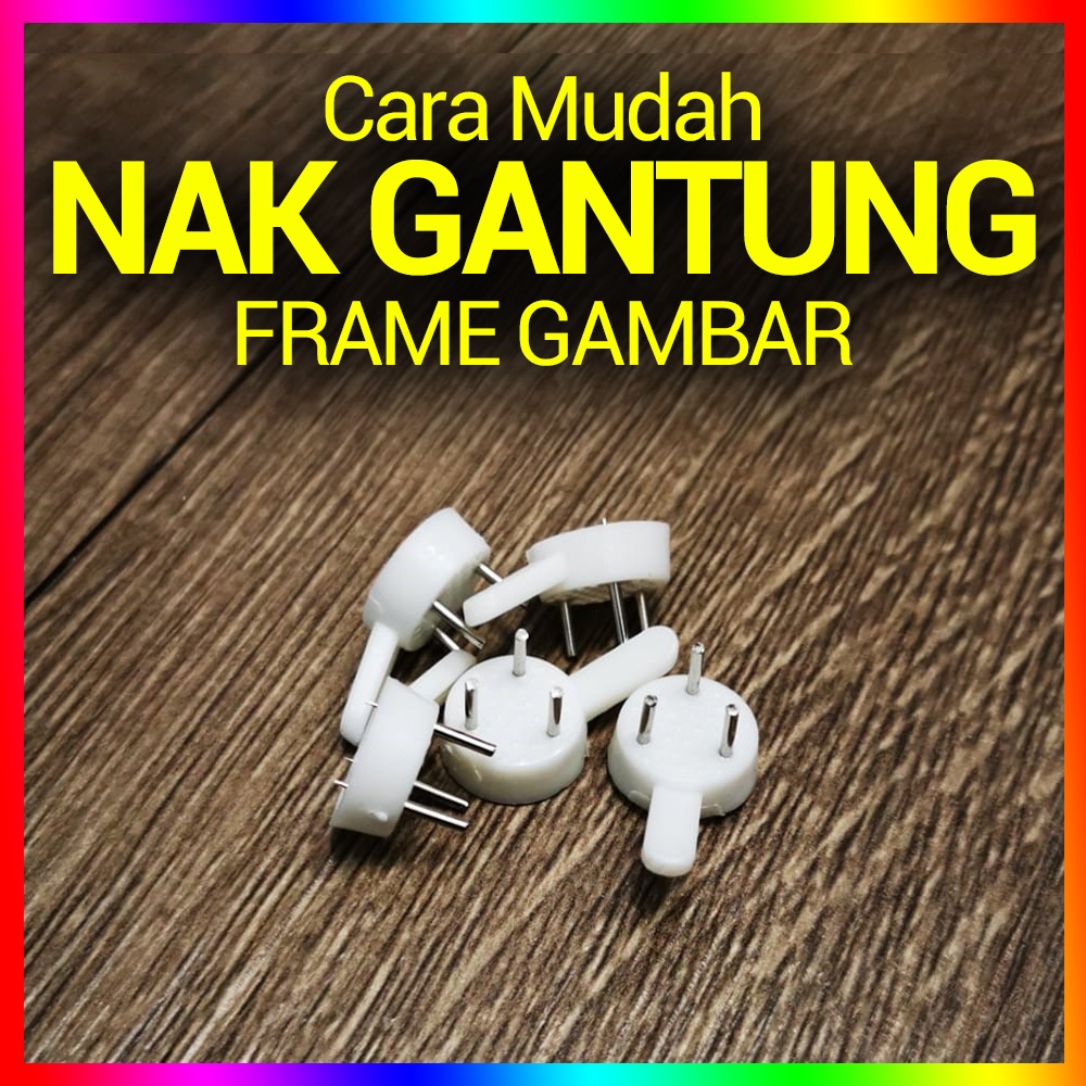 [ READY STOCK ] Penyangkut Frame Foto Wall Seamless Nail Wedding Photo ...