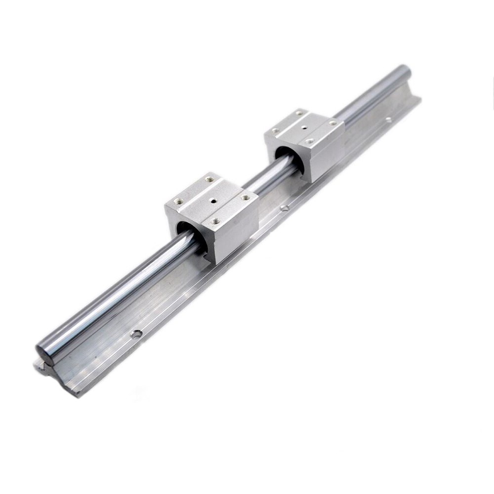 SBR16 16mm Rail Length 300mm 400mm 500mm 600mm~1000mm Linear Guide with 2pcs SBR16UU Set CNC ...