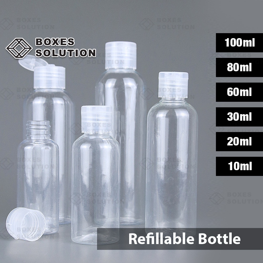 READY STOCK!! Brand New Refillable Reusable Travel Refill Kit Refill ...