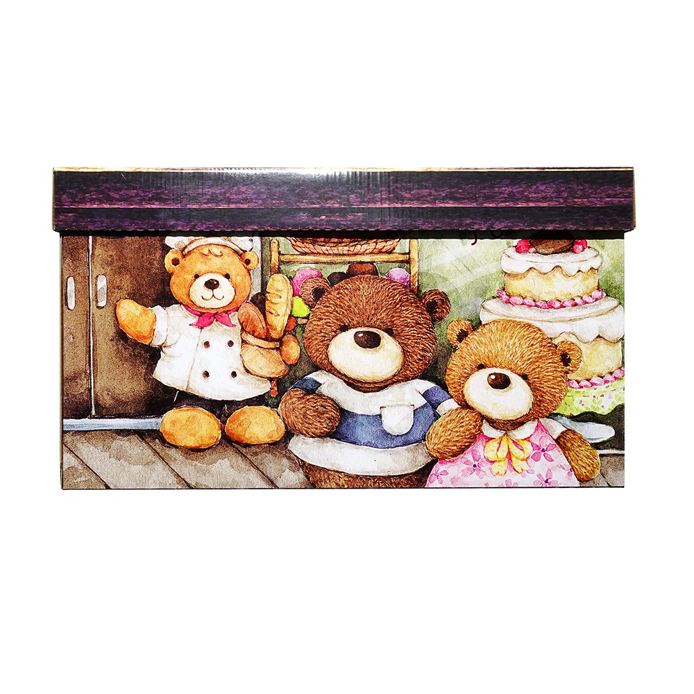 Large Decorative Gift Box Storage Horizontal with Lids (RSBL) | Shopee ...