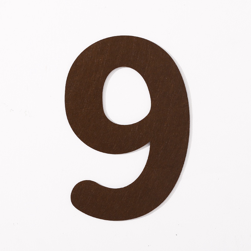 INS Felt Numbers Creative 0 To 9 Numbers Wall Sticker for Children's ...