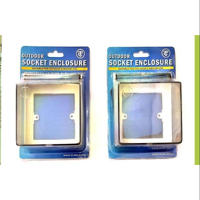 TC Outdoor Waterproof / Weatherproof Cover Switch Socket Box | Shopee ...
