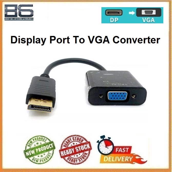 IT WAY Display Port To VGA Converter Adapter | Shopee Malaysia