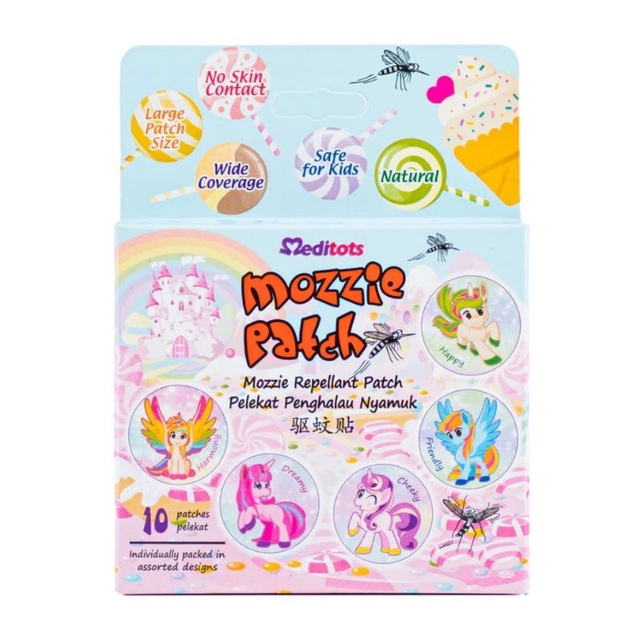 Meditos mozzie repellent patch (10 patches) | Shopee Malaysia