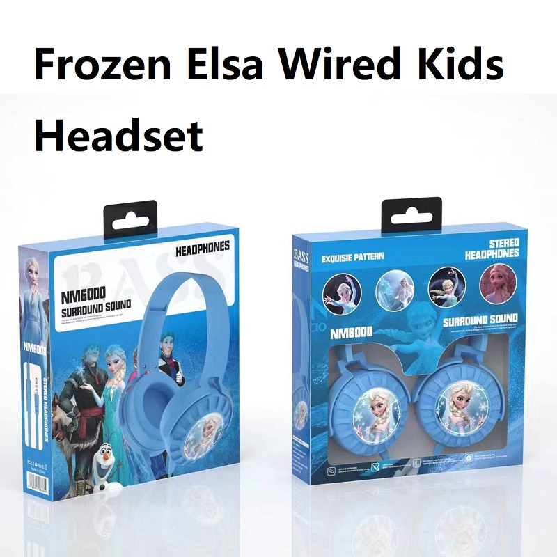 Disney Marvel Frozen Wired Kids Headsets Iron Man Spiderman Captain ...