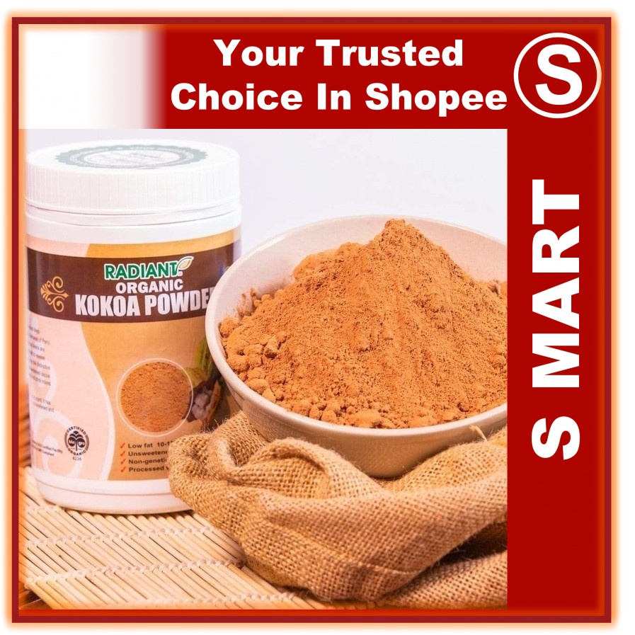 Radiant Organic kokoa Powder (Cocoa Powder) | Shopee Malaysia