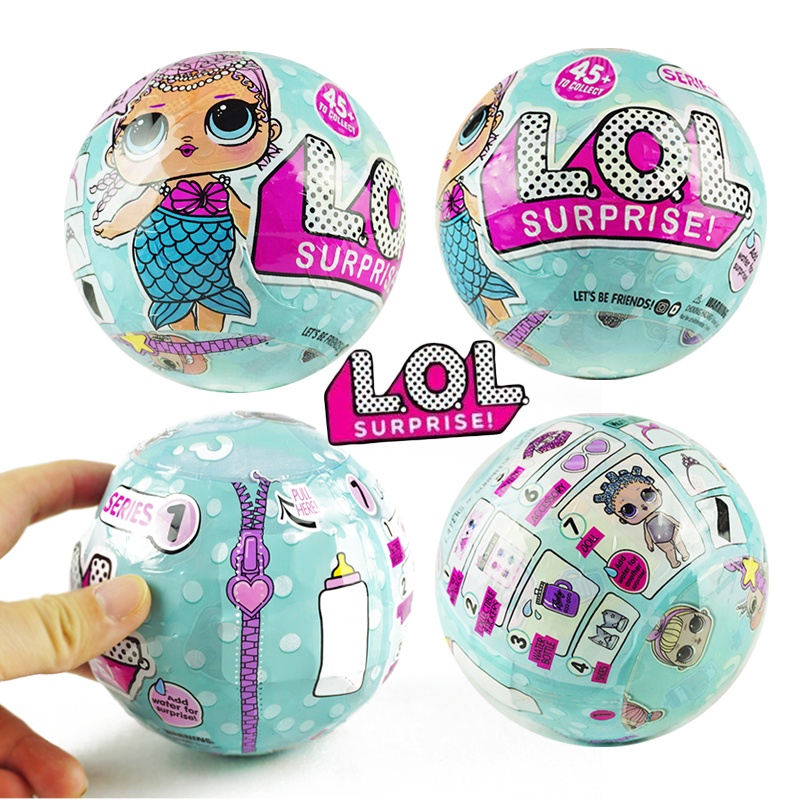 Mermaid Series LOL Surprise Doll Toy Surprise 10CM Classic/Perfume Ball ...