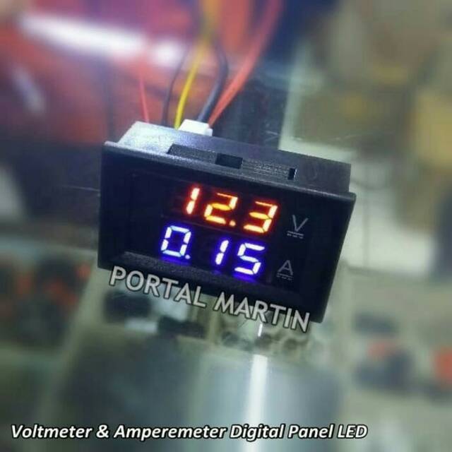 Volt Amperemeter 100V 10A Dual Digital LED Panel | Shopee Malaysia