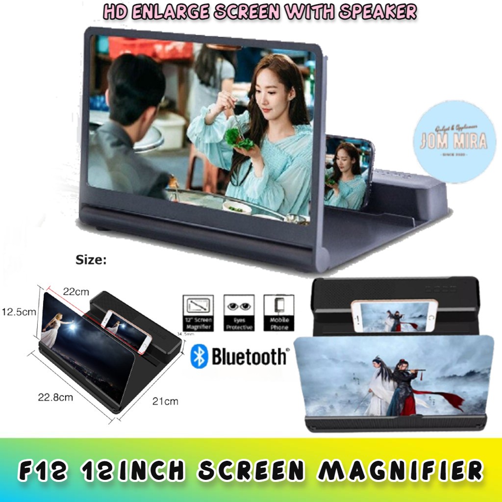 ~Ship From KL~ F12 Phone 6D Screen Magnifier HD Screen Magnifier ...