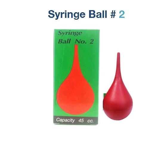 Multi-Purpose Red Rubber Ball Syringe No.2 | Shopee Malaysia