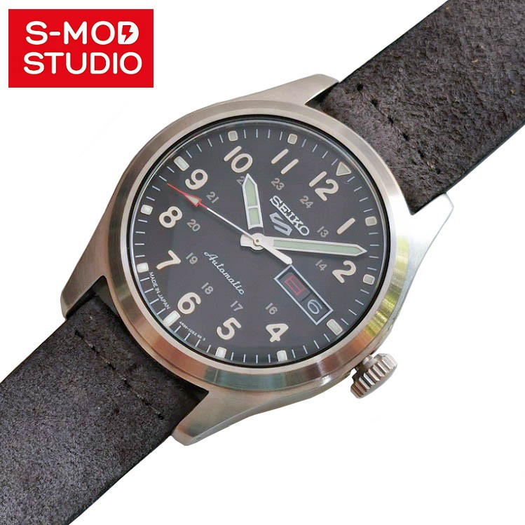 S-MOD Artisan Handmade Leather Strap Watch Band Alcantara Suede Seiko ...