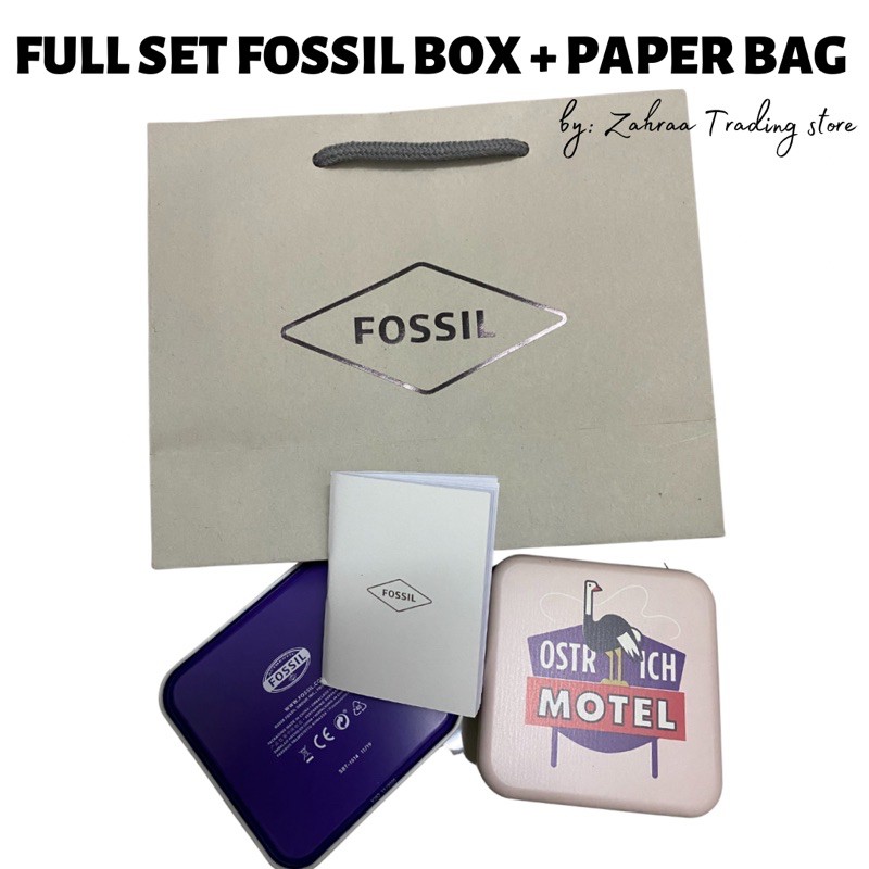 full set fossil + paper bag ( Original Fossil ) | Shopee Malaysia