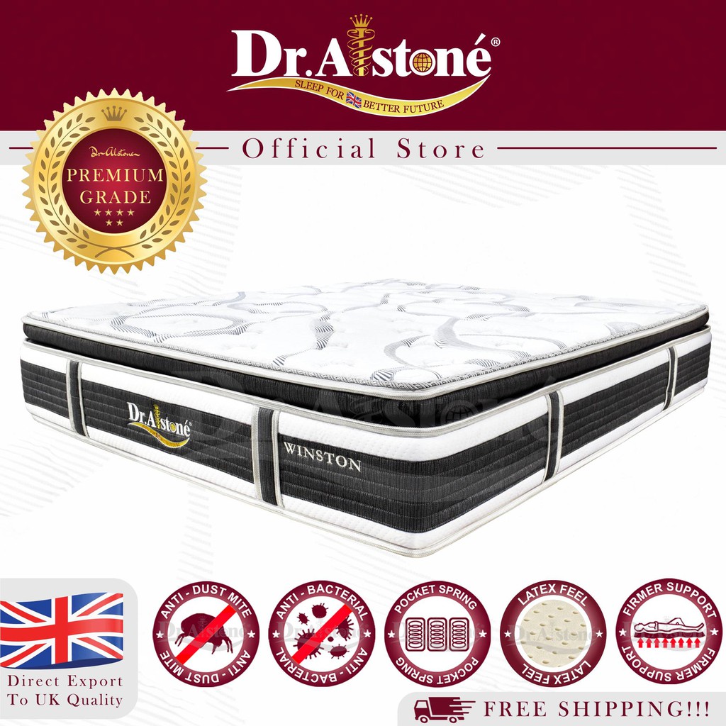 Dr.Alstone Winston Latex Feel 9 Zone Pocket Spring Mattress King Queen SuperSingle Single 13 Shopee Malaysia