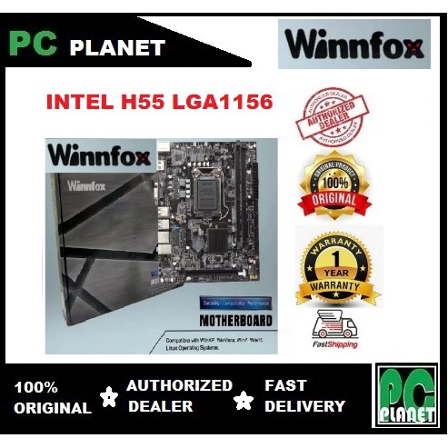 WINNFOX Intel H55 H55M DDR3 LGA1156 Motherboard | Shopee Malaysia