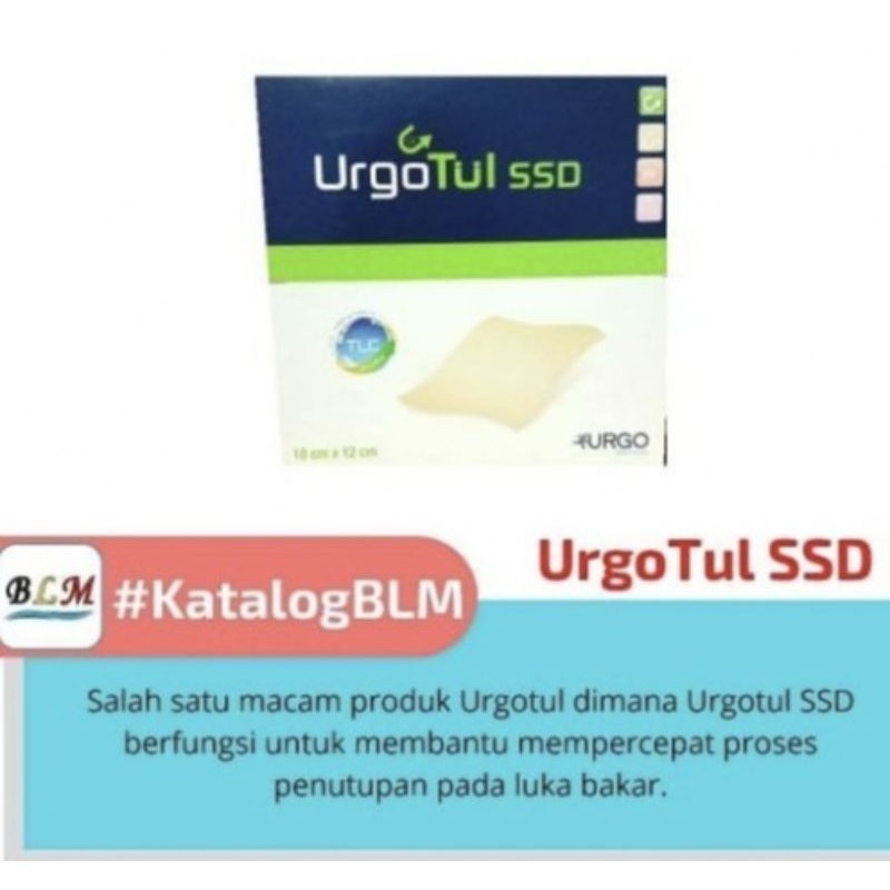Urgotul SSD Original Modern Non-Stick Wound Wrap for Infected Wounds ...