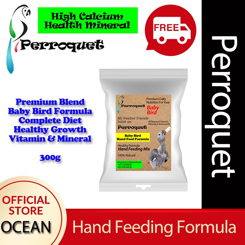 Perroquet Jonsanty Parrot Baby Bird Hand Feeding Formula Growth ...