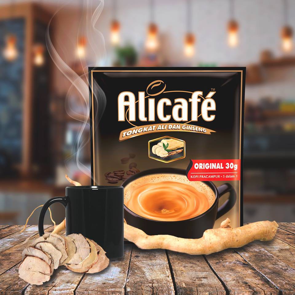 Alicafe Tongkat Ali & Ginseng 5 in 1 Original (20s x 30g) | Shopee Malaysia