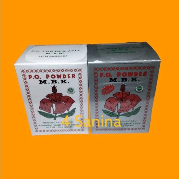 PUTIH Mbk powder silver And White Original 1 Box Contains 12/powder m.b ...