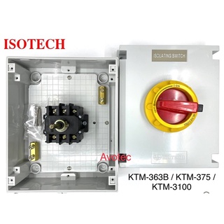 ISOTECH KTM Series 3Poles Isolator (OFF/ON) with PVC Enclosure [W175 X ...