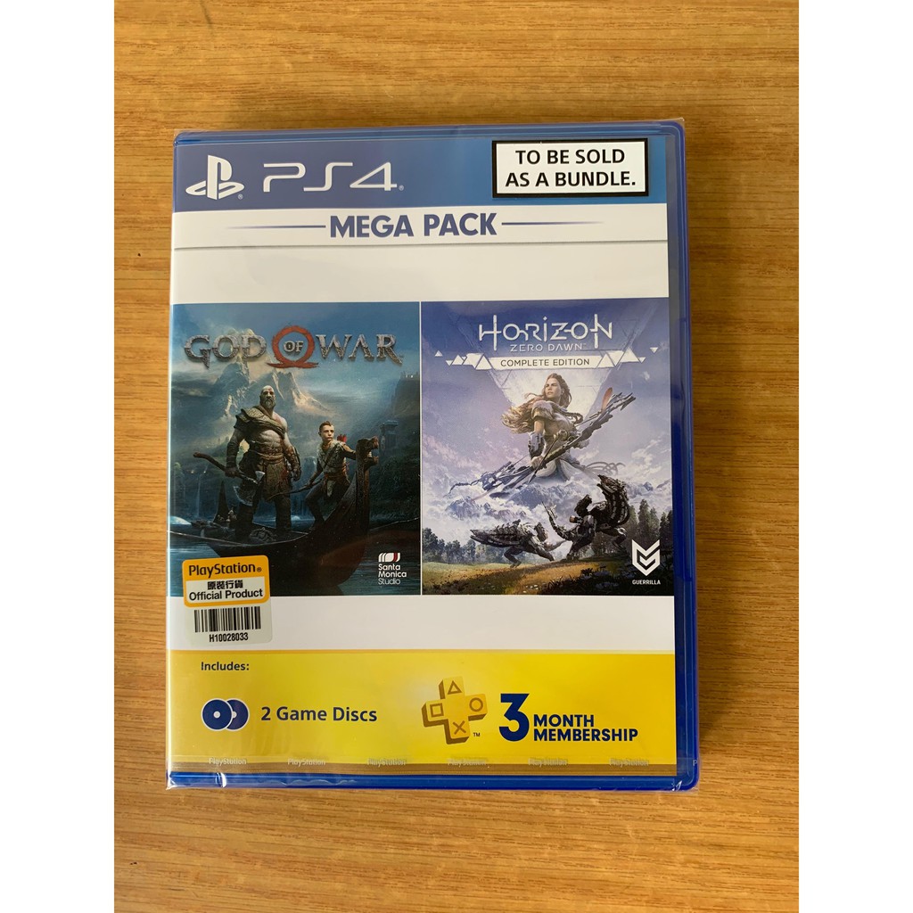 PS4 MEGA PACK GOD OF WAR HORIZON ZERO DAWN 2 GAME DISCS Shopee Malaysia