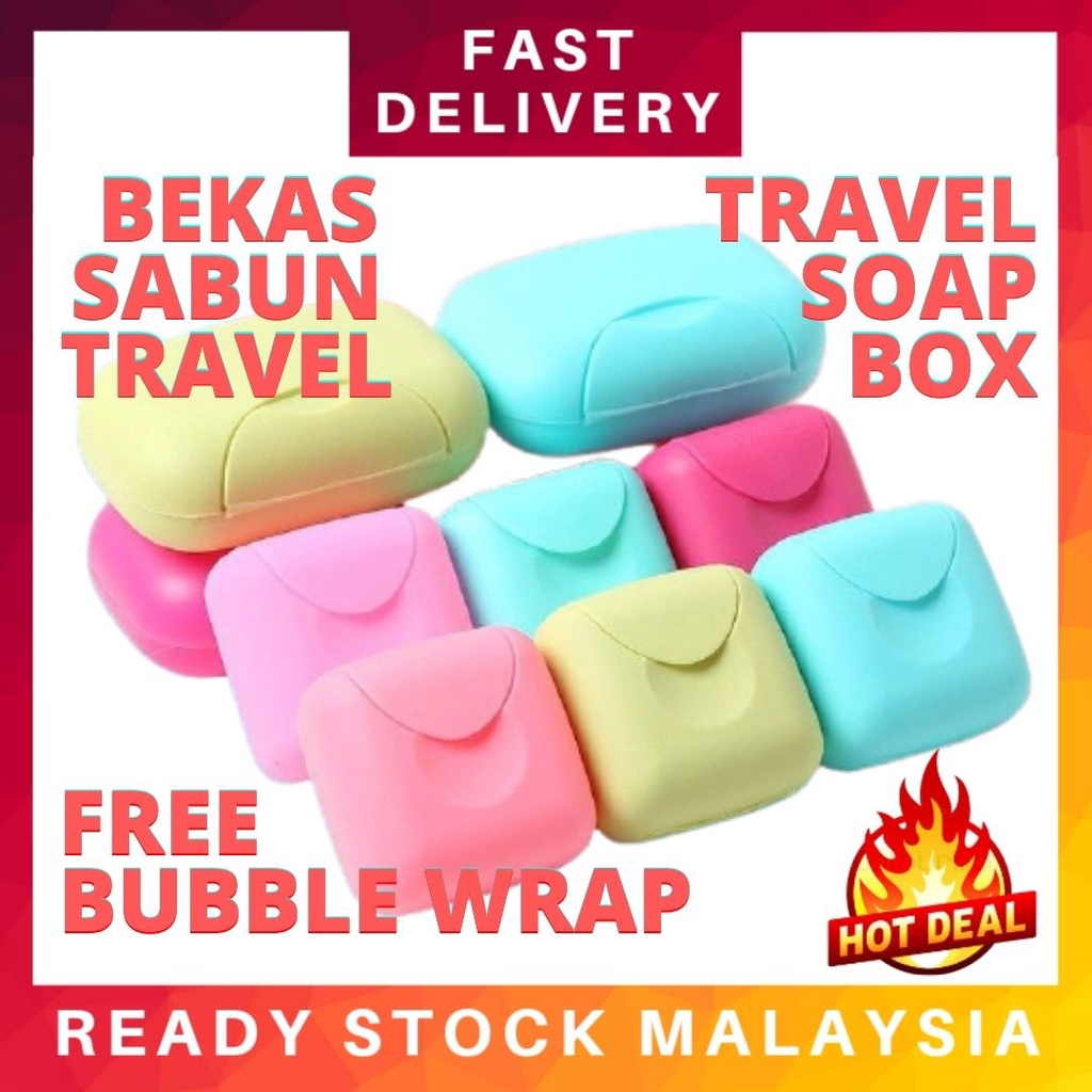 Soap Box Travel Bekas Sabun Buku Bekas Sabun Muka Soap Case Soap ...