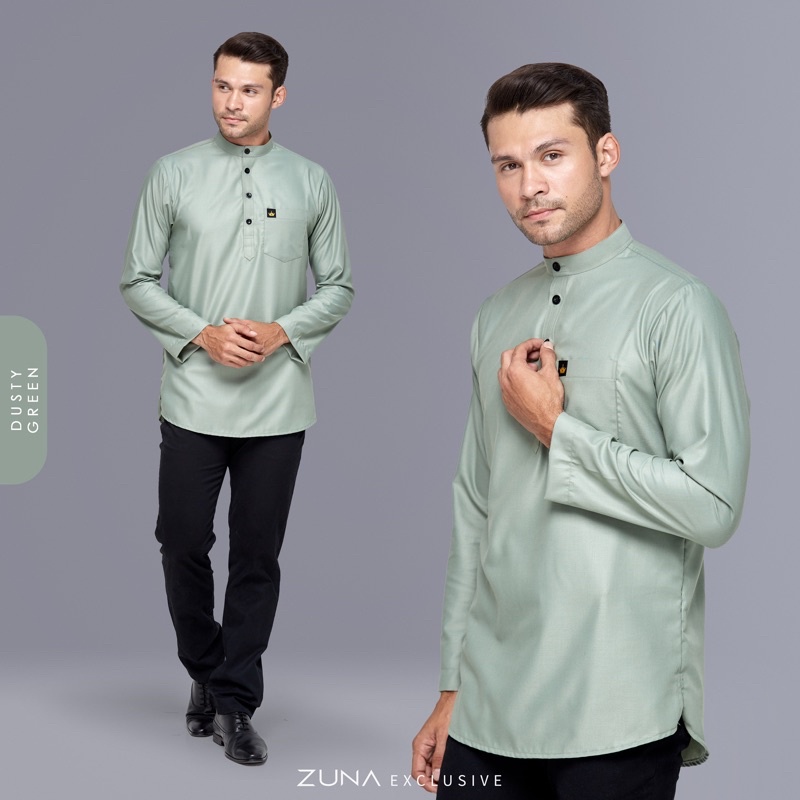 Kurta EUSOFF | Moden Slim Fit Kain Cotton Exclusive dari Japan | Shopee ...