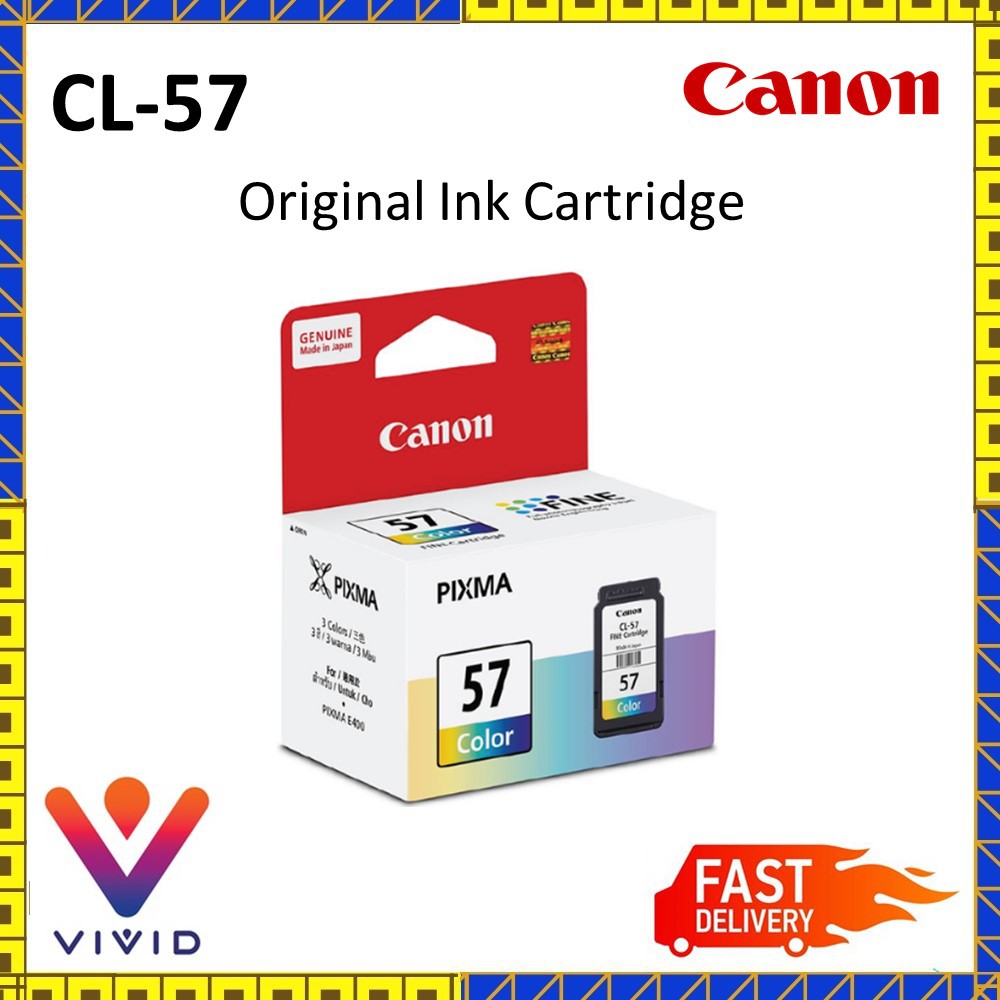 Canon CL-57 Color Ink Cartridge for E400 / E410 / E460 / E470 / E480 ...