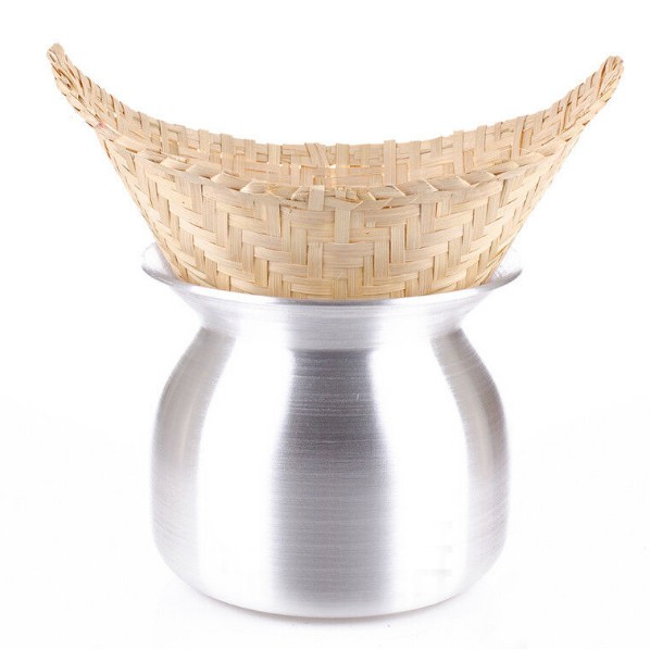 Sticky Rice Steamer Set Pot + Triangle Horse Brand Bamboo Weaving No.20 ...