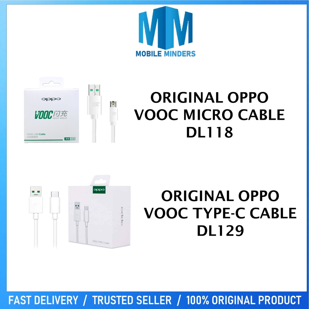 ORIGINAL OPPO VOOC FAST CHARGING MICRO / TYPE-C USB CABLE | Shopee Malaysia