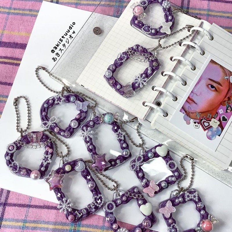 decoden keychain/dark purple color (akistuudio) | Shopee Malaysia