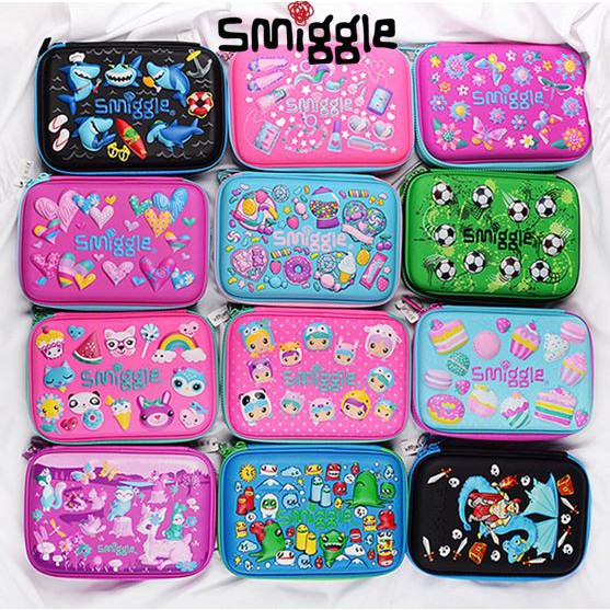 SMIGGLE HARD TOP PENCIL CASE FREE SMIGGLE PENCIL | Shopee Malaysia