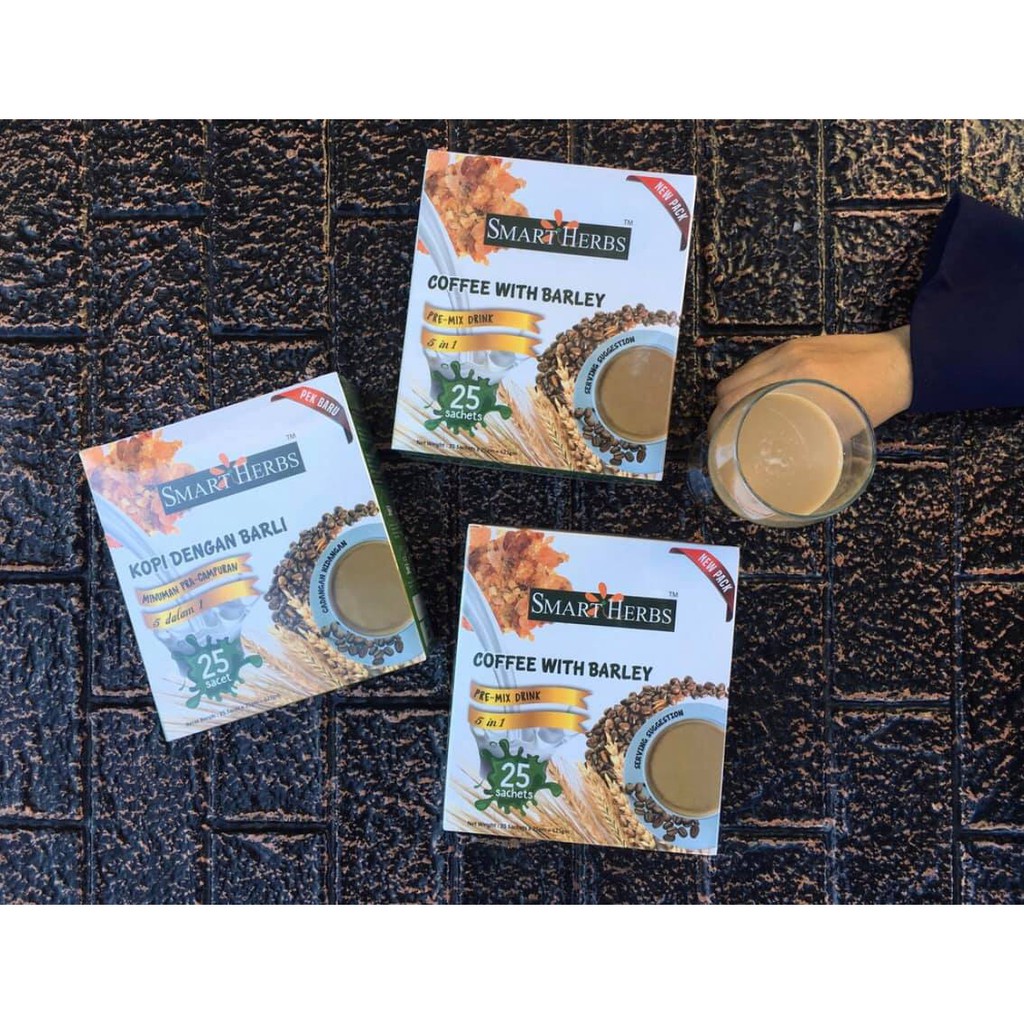 SMART HERBS Minuman Kopi Barli 25g X 25s | Shopee Malaysia
