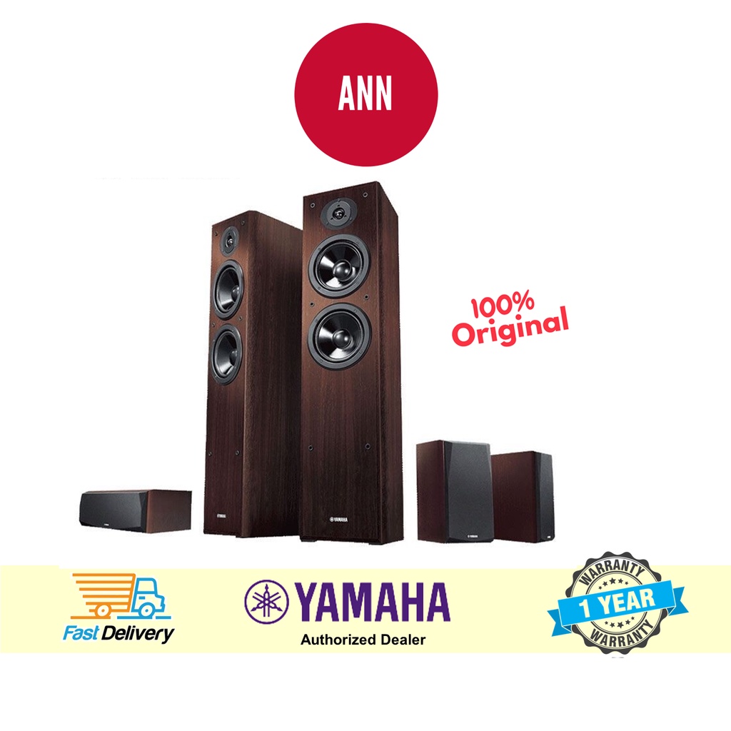 Yamaha NS-F51 Floor Standing Speaker (A Pair) Yamaha NS-P51 Center & Surround Speaker Set ...