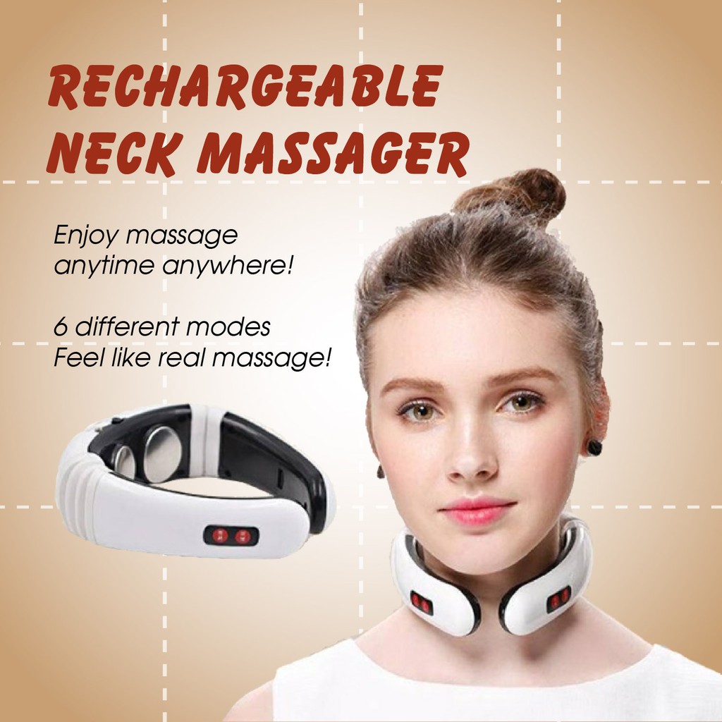 Smart Neck Massager | Body Massager | Electromagnetic Pulse Cervical ...