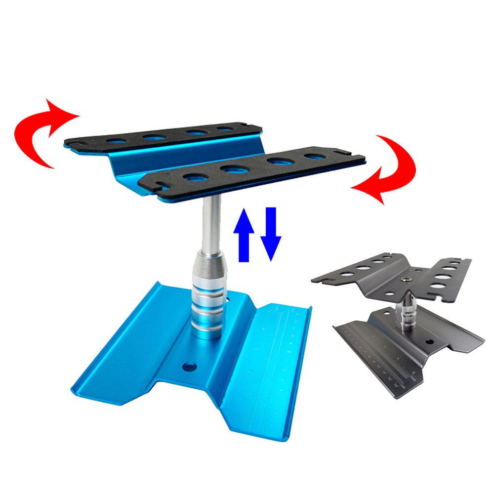 1PC 1/8 1/10 RC Cars Metal Repair Station Work Stand Assembly Platform ...