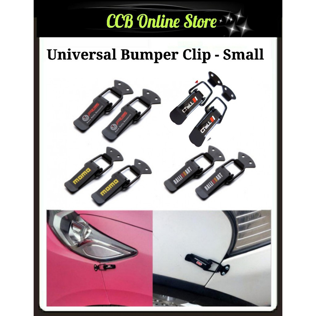 Universal Bumper Security Hook Lock Clip Kit (Small/2pcs/set) | Shopee ...