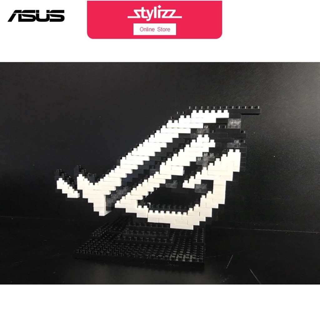 ASUS ROG LOGO BUILDING BLOCK BRICK DIY ASSEMBLE - ABS MATERIAL, PERFECT ...