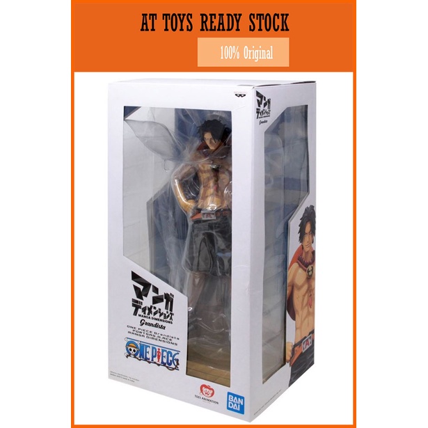 -ORIGINAL-BANPRESTO ONE PIECE GRANDISTA PORTGAS.D.ACE MANGA DIMENSIONS ...