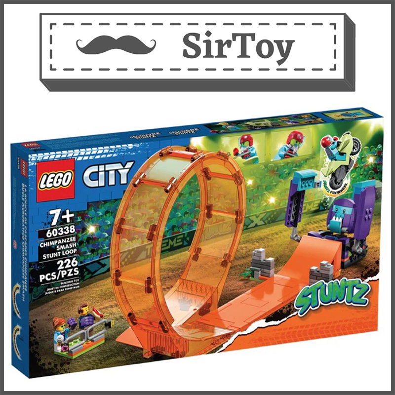 LEGO City 60338 Smashing Chimpanzee Stunt Loop (226 Pieces) | Shopee ...