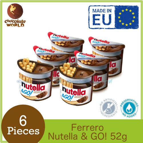 Ferrero Nutella & GO! 52g X 6 (Made in E.U.) | Shopee Malaysia