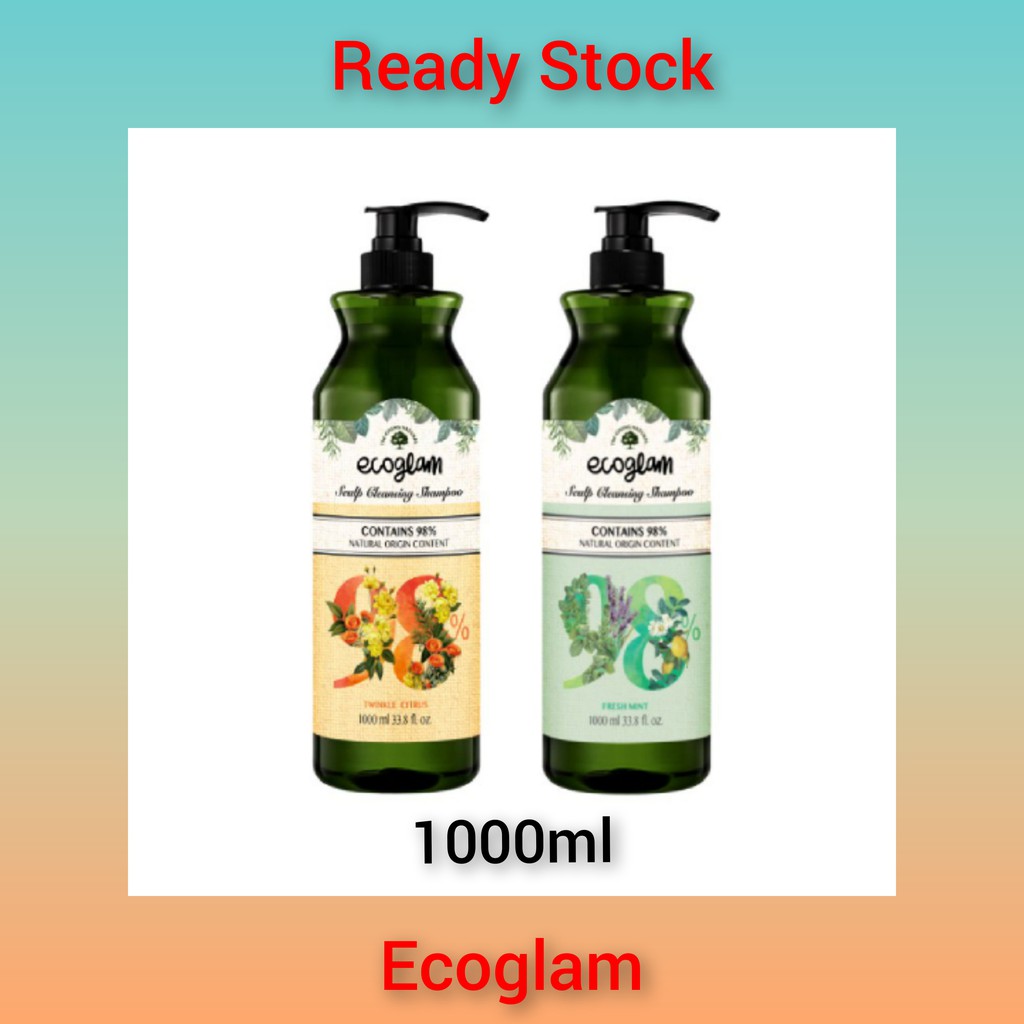 Ecoglam Scalp Cleansing Shampoo Mint / Citrus - 1000ml | Shopee Malaysia