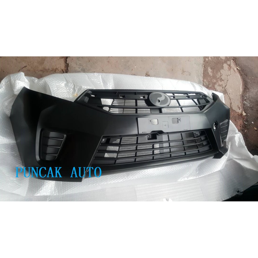 PERODUA AXIA 2017 FRONT BUMPER/BUMPER DEPAN MATERIAL PP PLASTIC ...