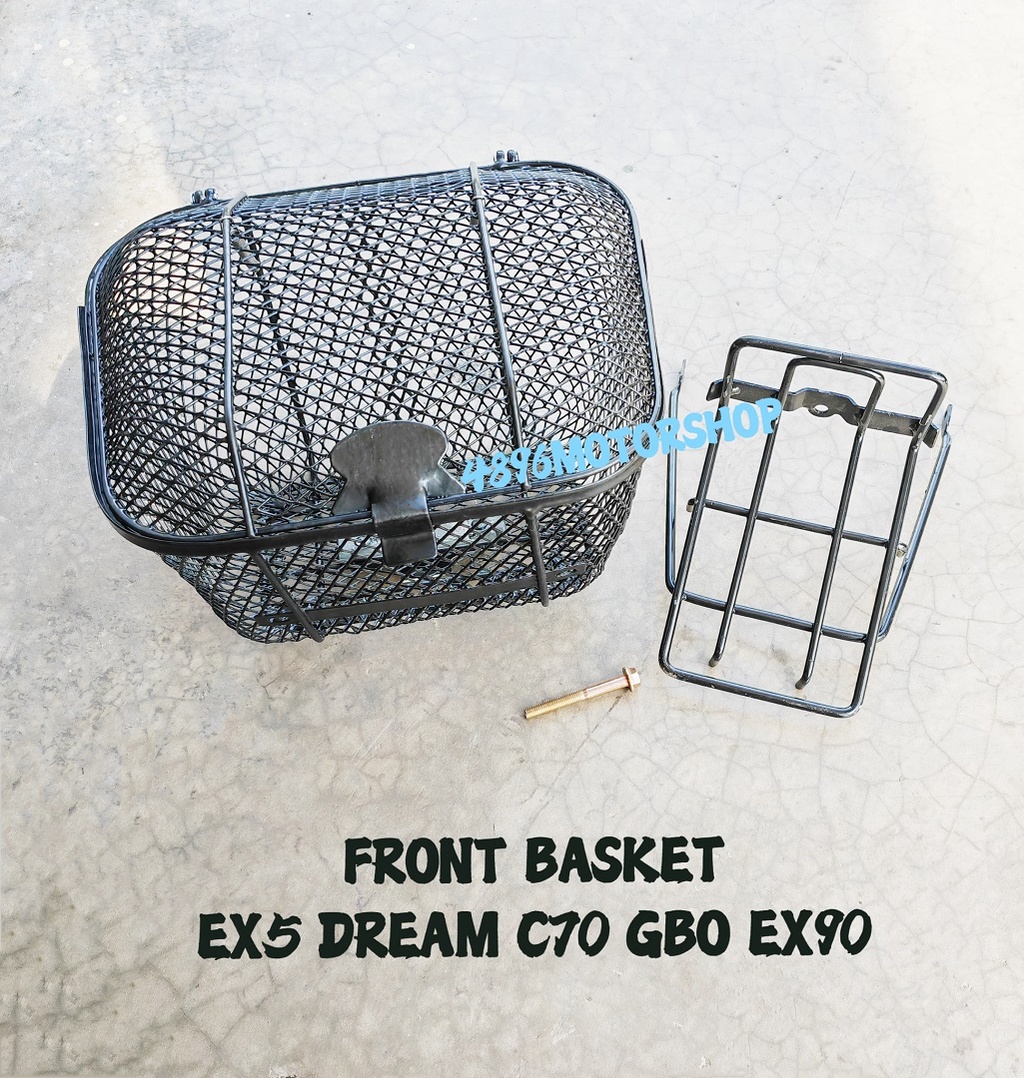 FRONT BASKET CARRIER RAGA BAKUL DEPAN HONDA EX5 DREAM C70 GBO EX90 DY90 WAVE125 | Shopee Malaysia