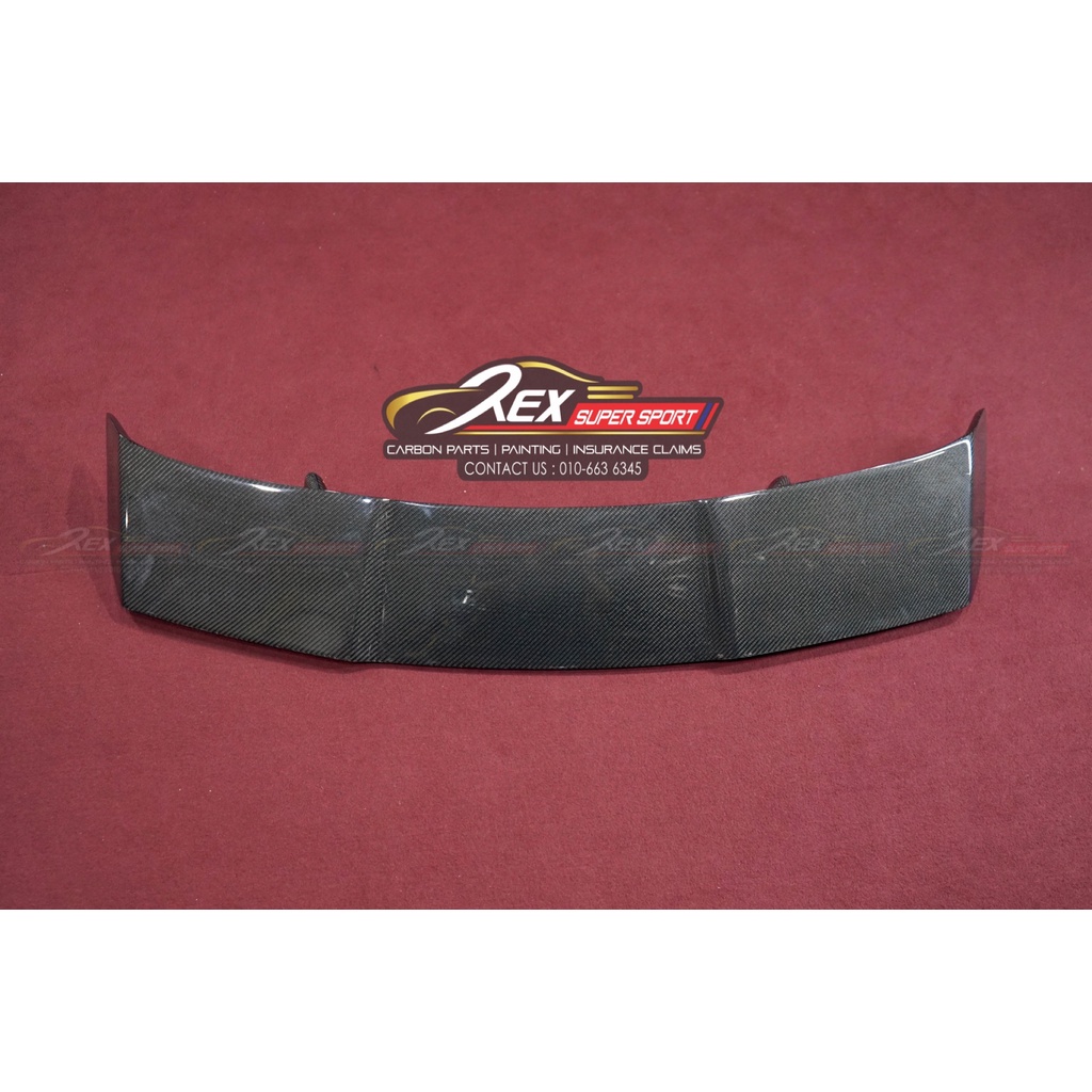 VW Volkswagen Golf MK6 GTI / R A - Revozport Rear Spoiler Carbon Fiber ...