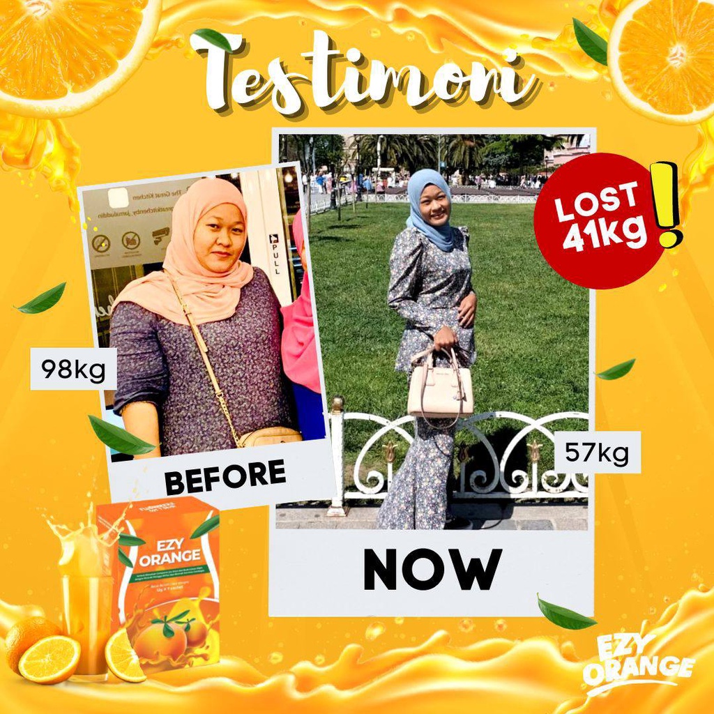 (FREE RANDOM SHAKER) EZY Orange EzyOrange Detox Drink Minuman Kawal ...