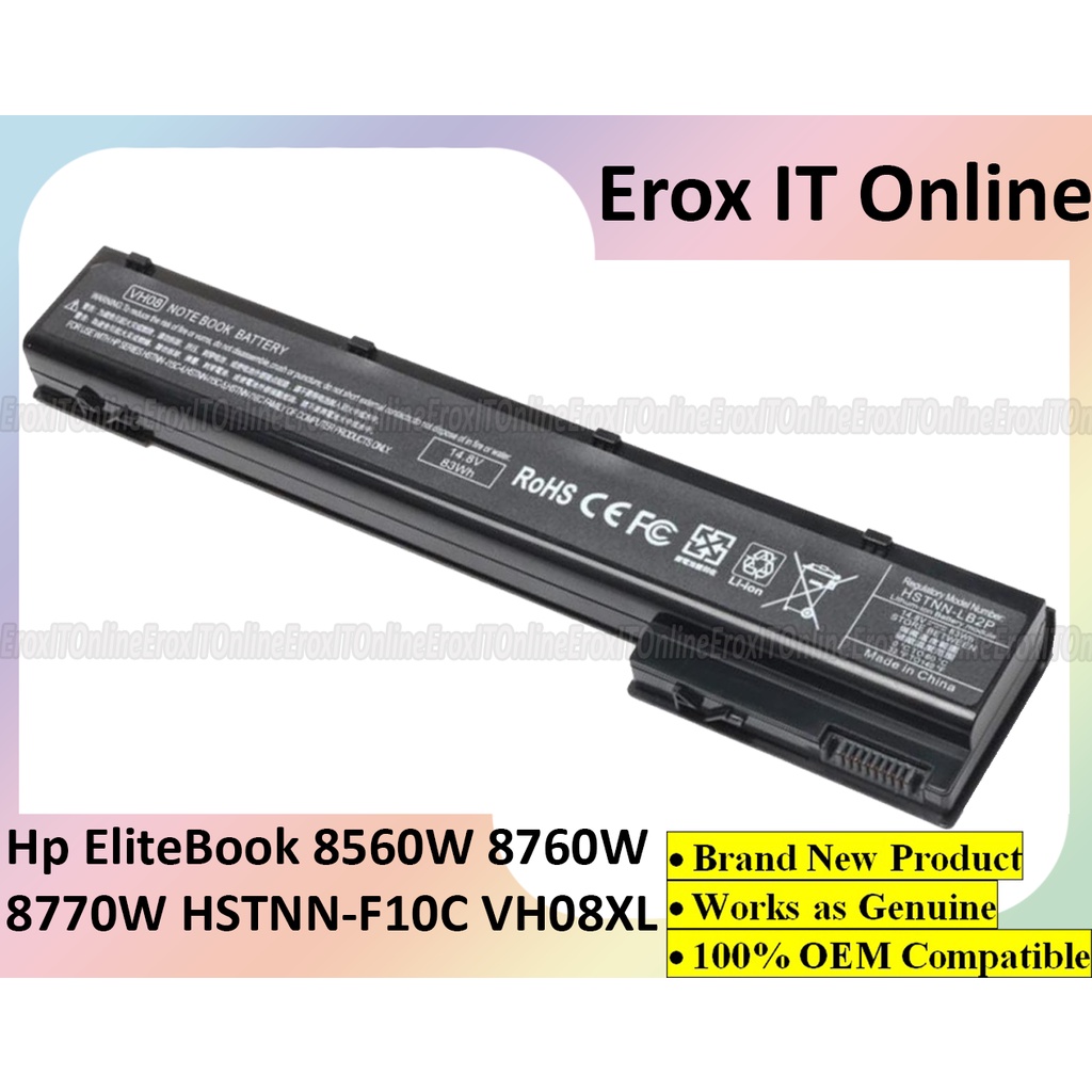 Hp EliteBook 8560W 8570W 8760W 8770W 632113-151 632425-001 HSTNN-F10C ...