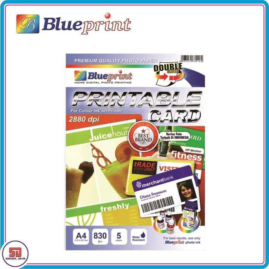 Blueprint A4 Paper ID Card/Printable Card [A4830] | Shopee Malaysia