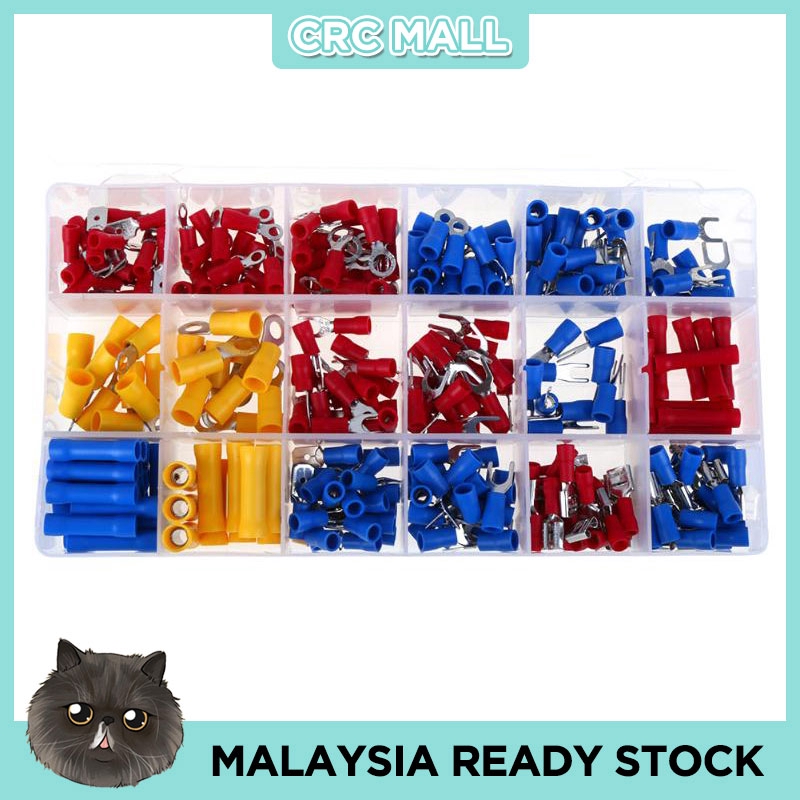 280PCS Assorted Crimp Spade Terminal Insulated Electrical Wire Cable ...