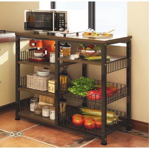 🧂 KITCHEN STORAGE RACK Home Dining Shelving Shelf Sink Stove Cabinet ...