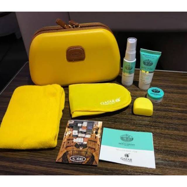Travel KIT BRICS YELLOW ORIGINAL MADE IN ITALY | Shopee Malaysia